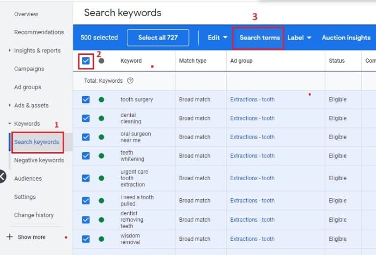 Where is the Google Ads Search Terms Report? – CaliNetworks